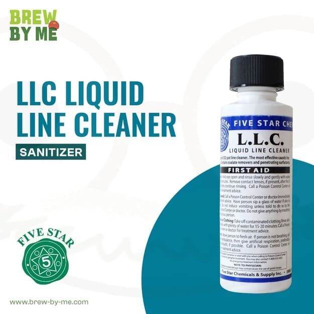 Liquid Line Cleaner (LLC) น้ำยาล้างสายระบบเบียร์สด ขนาด 4oz. จาก Five ...