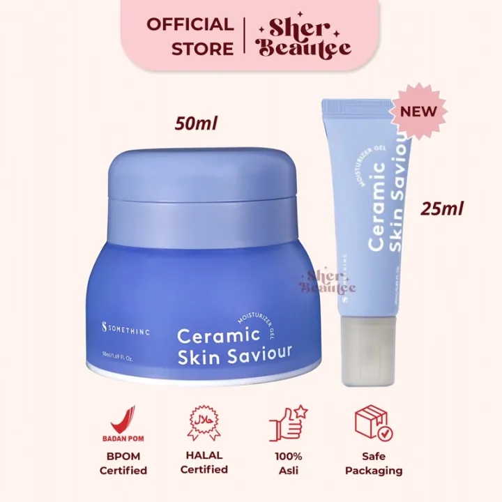 Somethinc Ceramic Skin Saviour Moisturizer Gel 25ml | 50ml | Lazada ...