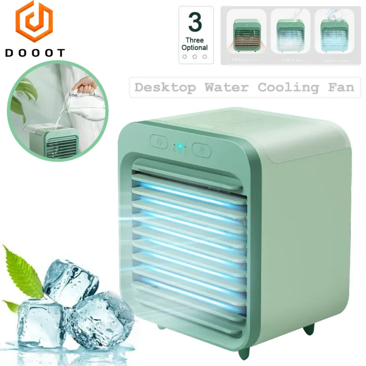 SL-08 USB Rechargeable Desktop Water Cooling Fan For Office Home ...