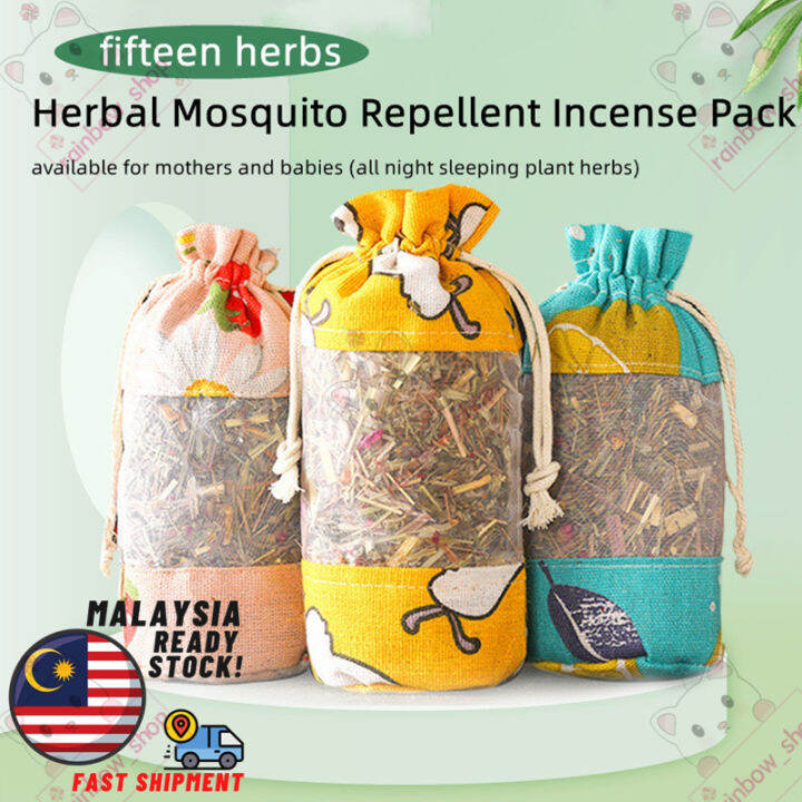 【Local Seller】【Ready Stock】Herbal mosquito repellent sachet 80g【现货 ...