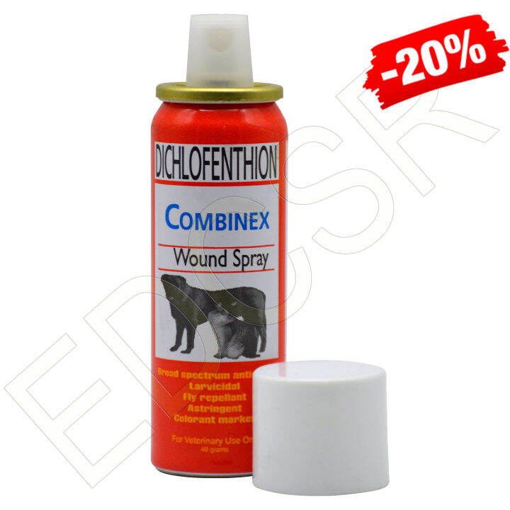 Dichlofenthion Combinex Wound Spray for Dogs and Cats and other Animals ...