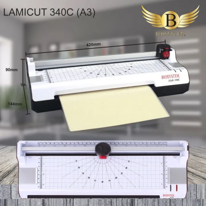 Biosystem 340C Laminate Mesin 3in1 Good Quality A3 Laminator / Laminating Machine With Corner ...