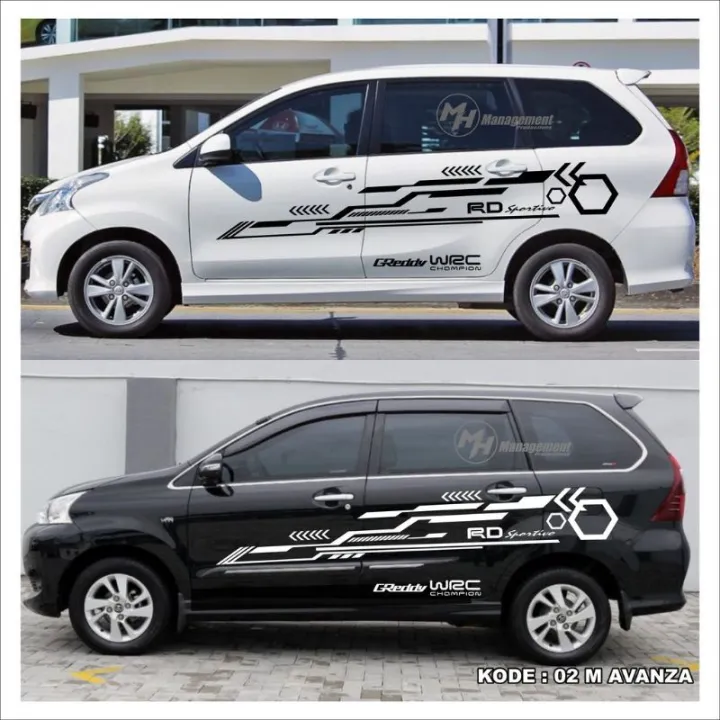 Stiker mobil avanza cuting stiker avanza stiker xenia stiker sigra ...