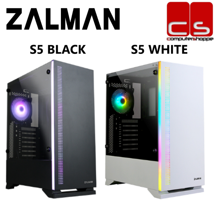 ZALMAN S5 Black/White Mid-Tower ATX Casing | Lazada