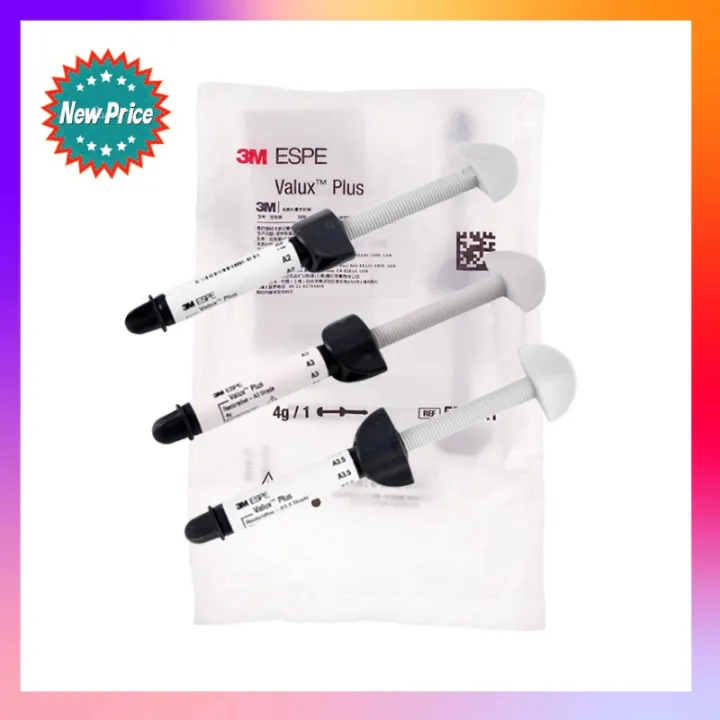 【Ready stock】3M ESPE Valux Plus Dental Filling Composite Resin light cure 4g Oral dental ...