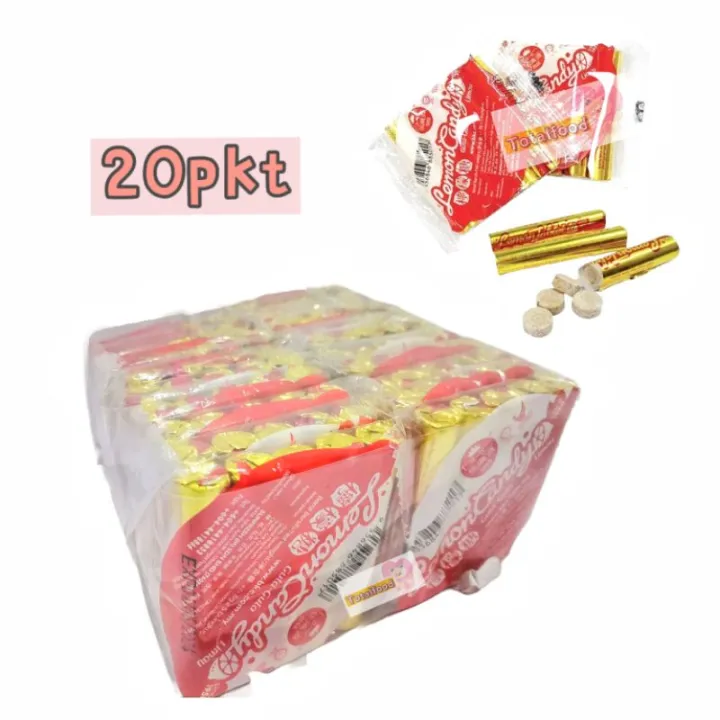 Lemon Tablet gula asam limau candy 柠檬糖 20pcs | Lazada