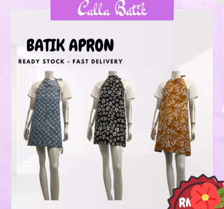 ( READY STOCK) BA0132 Batik Handmade Apron Malaysia Batik souvenir ...