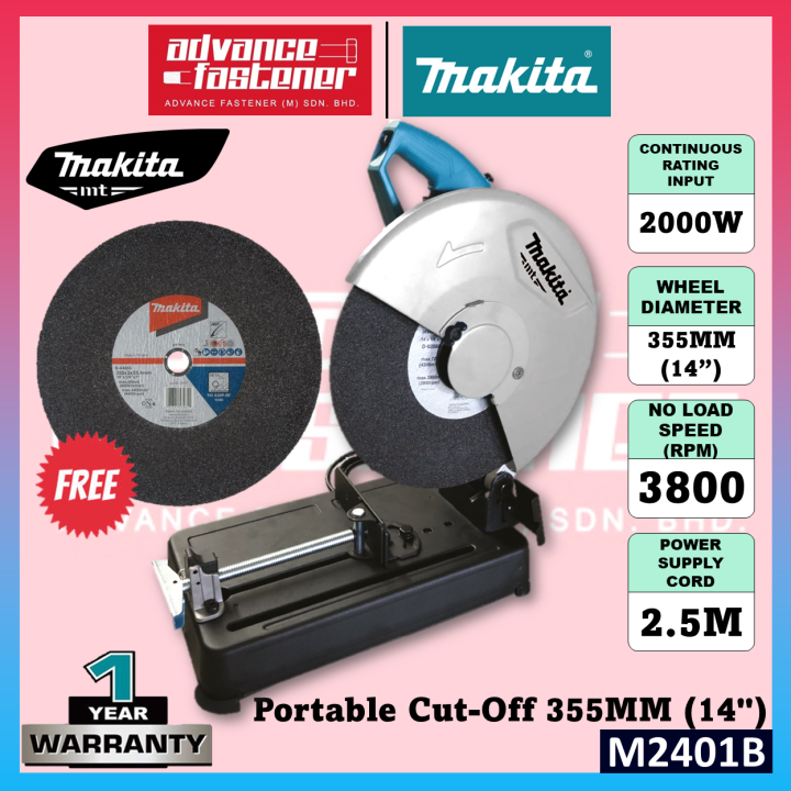 MAKITA MT SERIES M2401B Portable Cut-Off 355MM (14") | Lazada