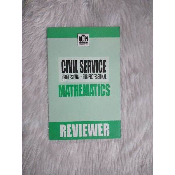 MATHEMATICS Civil Service (Professional-Sub-Professional) Reviewer by ...