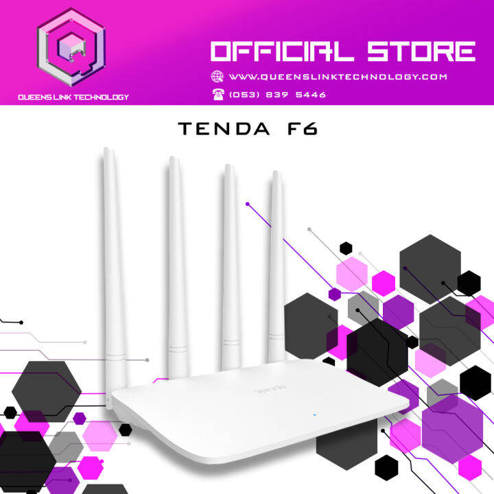 Tenda F6 Wireless N300 Easy Setup Router | Lazada PH