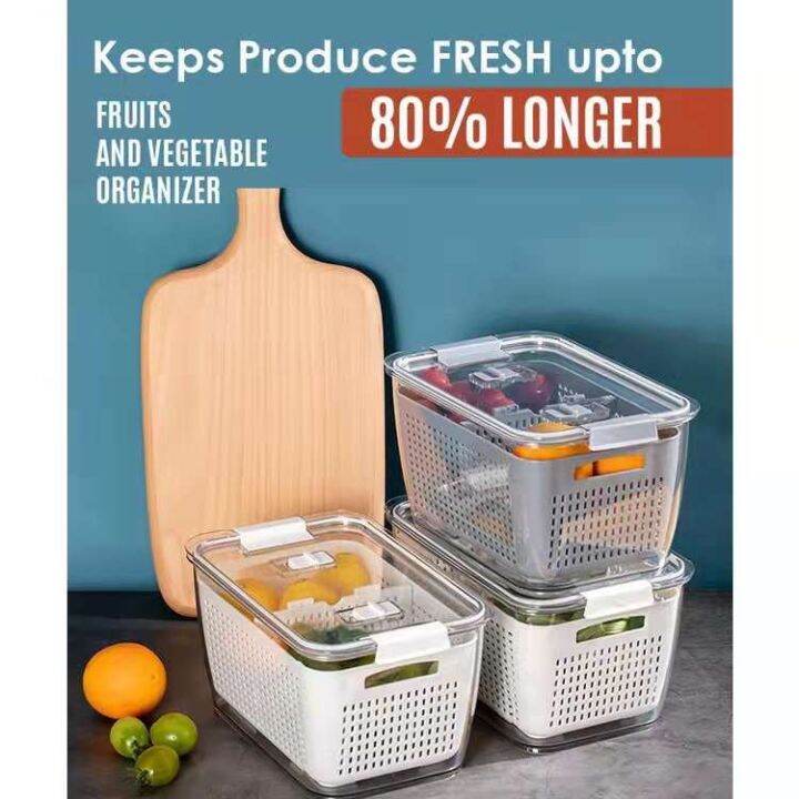 Japanese style Airtight Stackable Refrigerator Storage Organizer ...