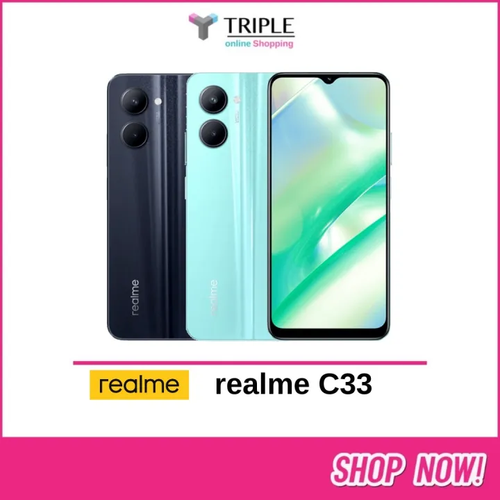 Realme C33 - เรียวมี (Ram 4GB Rom 64GB) เครื่องศูนย์ไทยประกัน 1 ปี | Lazada.co.th