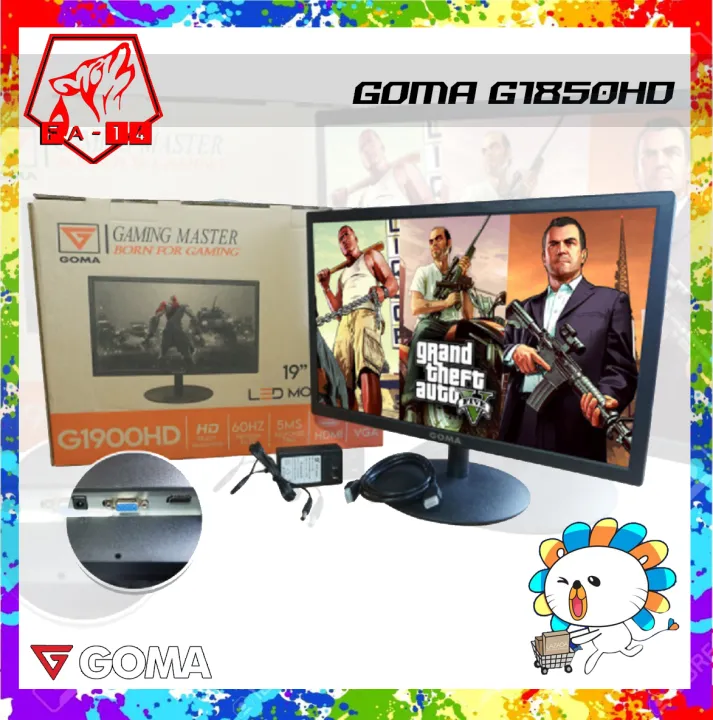 GOMA GAMING MONITORS 18.5 INCH | 22INCH | 24INCH | FREE POWERCABLE FREE ...
