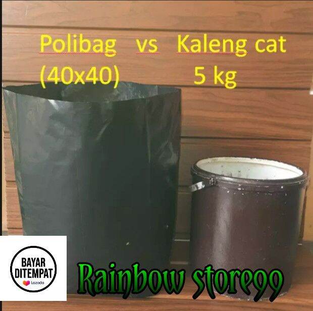 promo polybag tanaman ukuran 40x40 cm berat 1 kg / polybag tanaman berat 1 kg | Lazada Indonesia