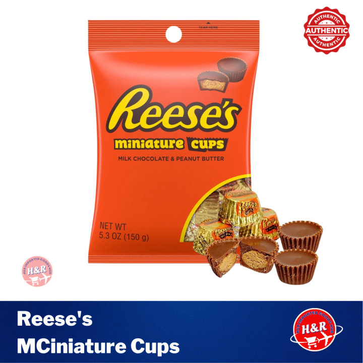 Reese's Miniature Cup MIlk Chocolate with Peanut Butter 150g | Lazada PH