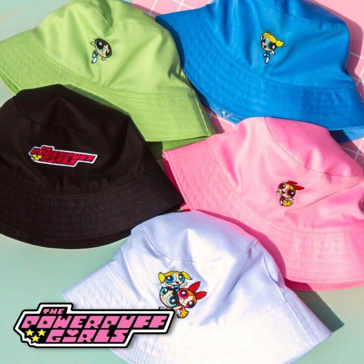 Boxlab PH Powerpuff Girls Blossom Bubbles Buttercup PPG Bucket Hats ...