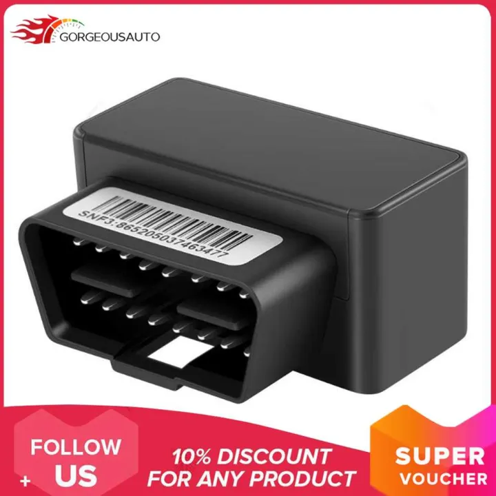 OBD II GPS Tracker กันน้ำ16ขา OBD2 GSM อุปกรณ์ติดตามรถยนต์ | Lazada.co.th