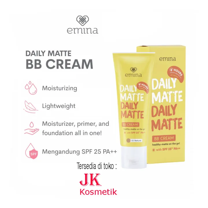 Emina BB Cream Daily Matte | Lazada Indonesia