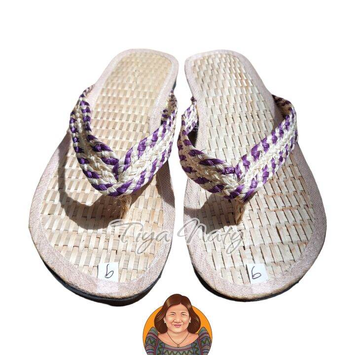 ABACA INDOOR SLIPPERS Tsinelas Pambahay Native Bicol | Lazada PH