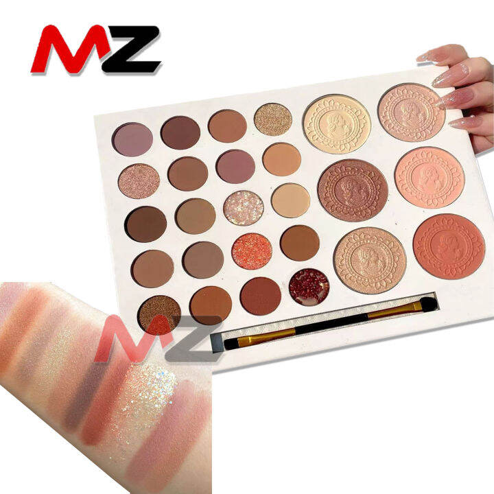 Frank Colors 26 colours Make-up Palette Contain Eyeshadow Blusher ...