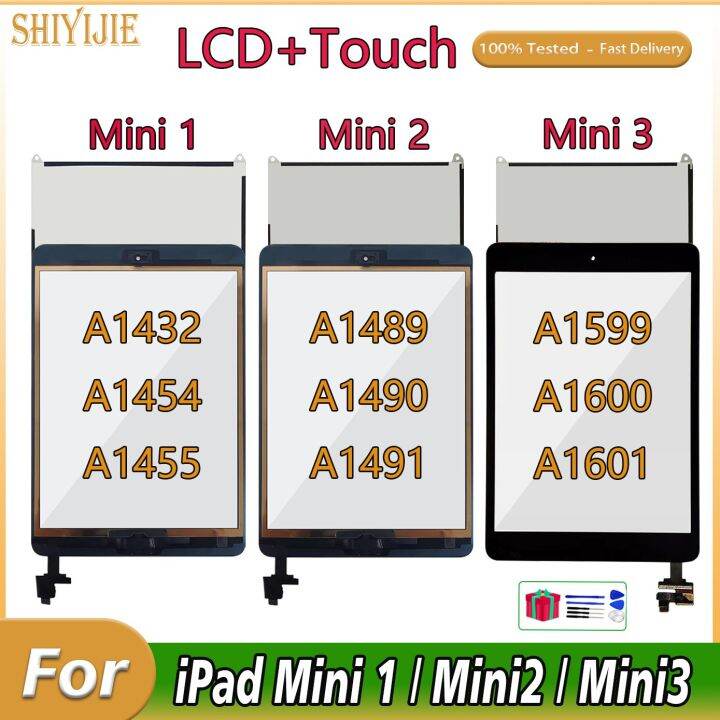LCD And Touch Screen Display For APPLE Ipad Mini1 Mini2 Mini3 A1432 ...