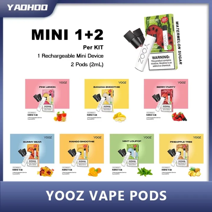 【Ready Stock】 YOOZ Mini Device 2 Pod Classic Entry Kit Juice Yooz Pods | Lazada PH