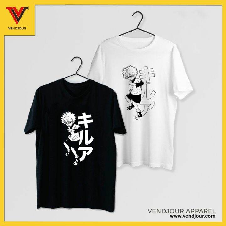 HunterXHunter Killua Japanese Letter Minimalist Anime Inspired Shirt ...