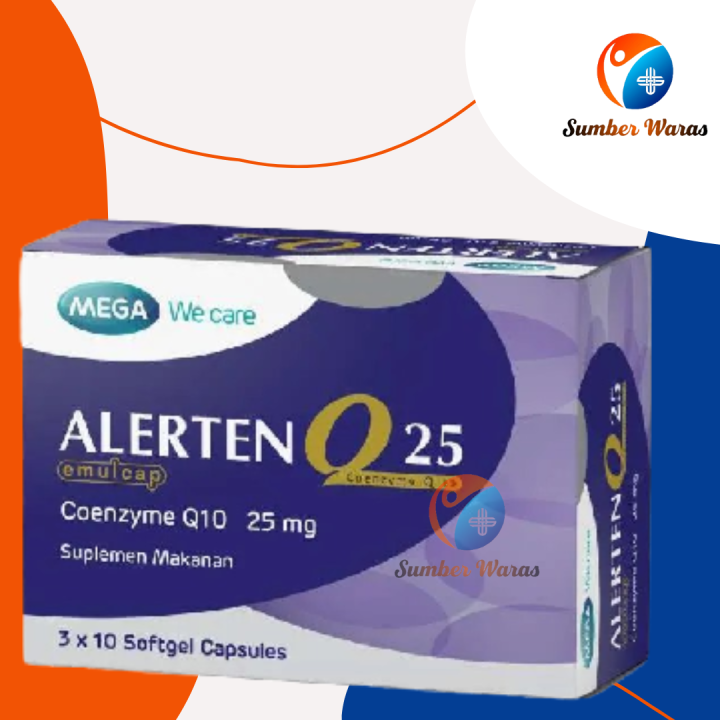MEGA WE CARE ALERTEN Q 25 MG BOX 30 KAPSUL | Lazada Indonesia