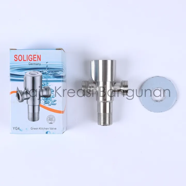 Stop Kran Kloset 2 Cabang Double Stainless Jet Shower Soligen SUS304 ...