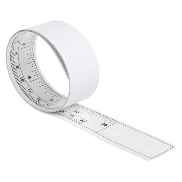 Self Adhesive Metric Measure Tape Vinyl Silver Rulers For Sewing ...
