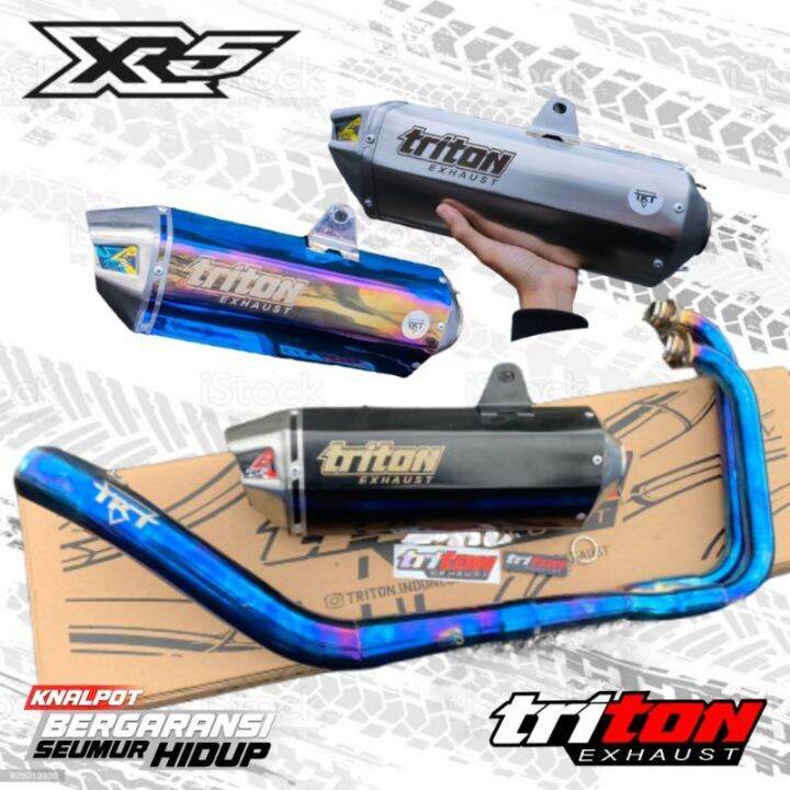 TRITON EXHAUST Knalpot Racing Ninja 250 FI, Yamaha YZF-R25, CBR250RR ...