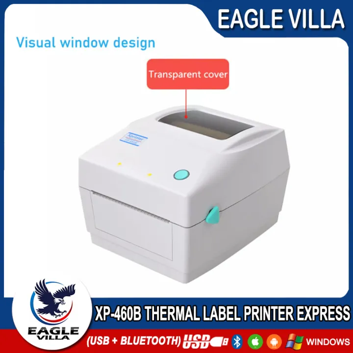 EAGLE VILLA Xprinter XP-460B Bluetooth Thermal Automatic Calibration Barcode Printer | Lazada PH