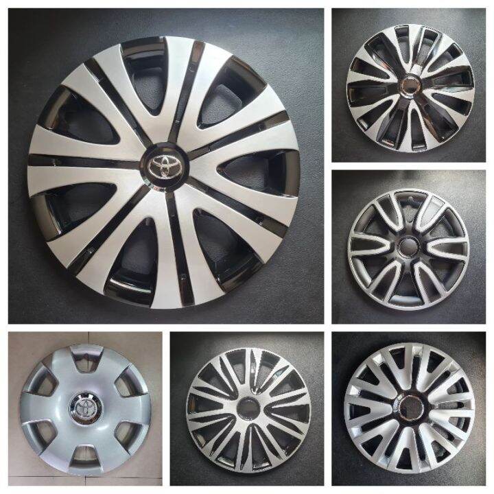 R15 ( 4 Pcs ) Universal Wheel Hub Cap 2 Tone OEM Hi Ace INNOVA HONDA ...