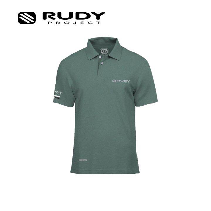 Rudy Project Logo Drifit Polo in Heather Green | Lazada PH