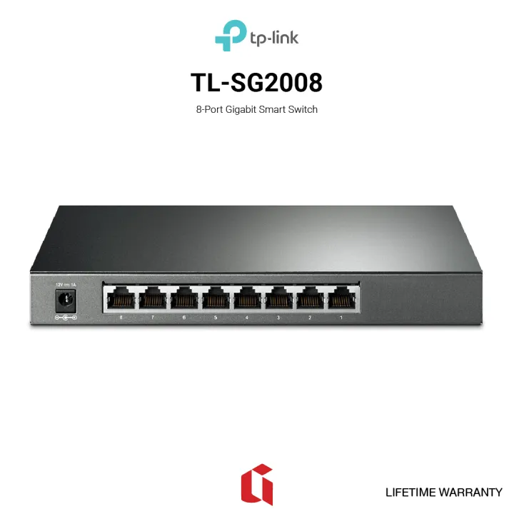 TL-SG2008 8-Port Gigabit Smart Switch | Lazada.co.th