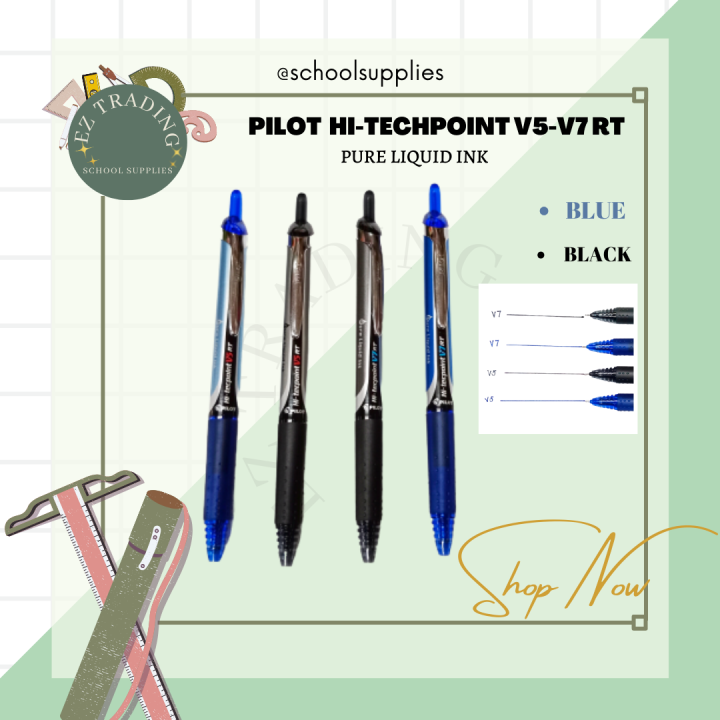 PILOT HI-TECHPOINT V5-V7RT (SOLD per PIECE) Retractable & Refillable ...
