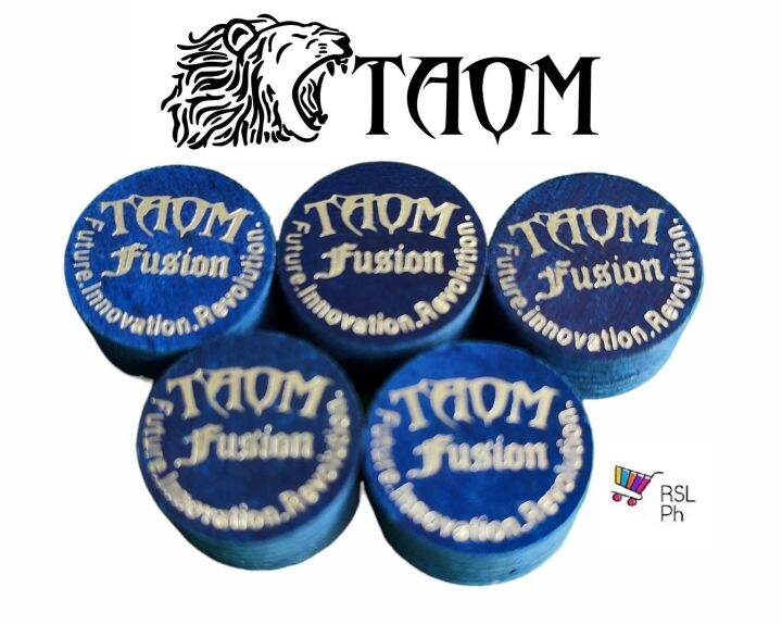 Taom Fusion Pro Leather Cue Tip for Billiards billiard tako Pool Cue ...