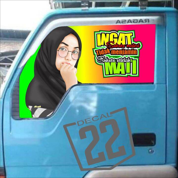 STIKER ONE WAY TRUK RAGASA STIKER KACA VARIASI TRUK RAGASA KODE 05 DECAL STORE | Lazada Indonesia