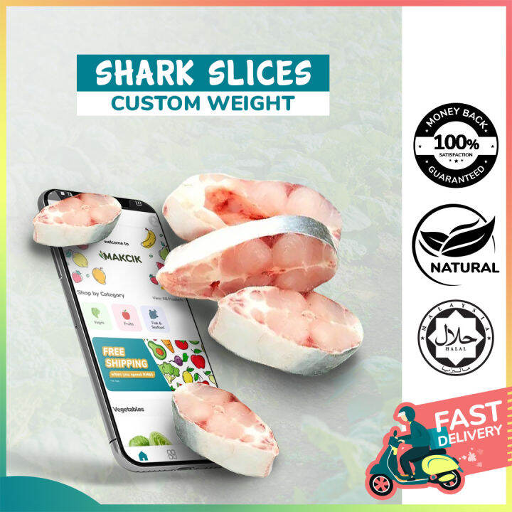 Makcik Groceries Shark Slices 300g | Lazada