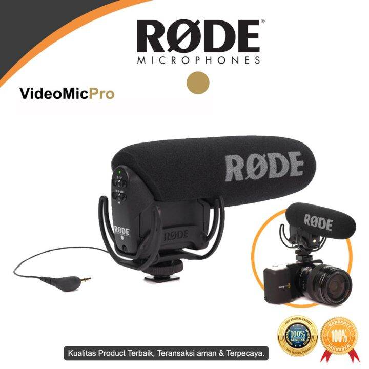 RODE VideoMic Pro Rycote Original dan Resmi - Mic RODE Pro Video Mic ...
