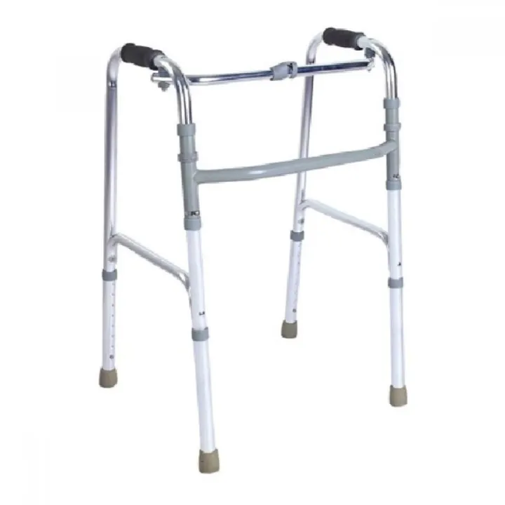 Walker วอล์คเกอร์ อุปกรณ์ช่วยเดิน อลูมิเนียม พับเก็บได้และปรับความสูง ...
