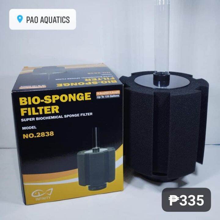 infinity aquarium sponge filter 2838 super jumbo up to 125gallons ...