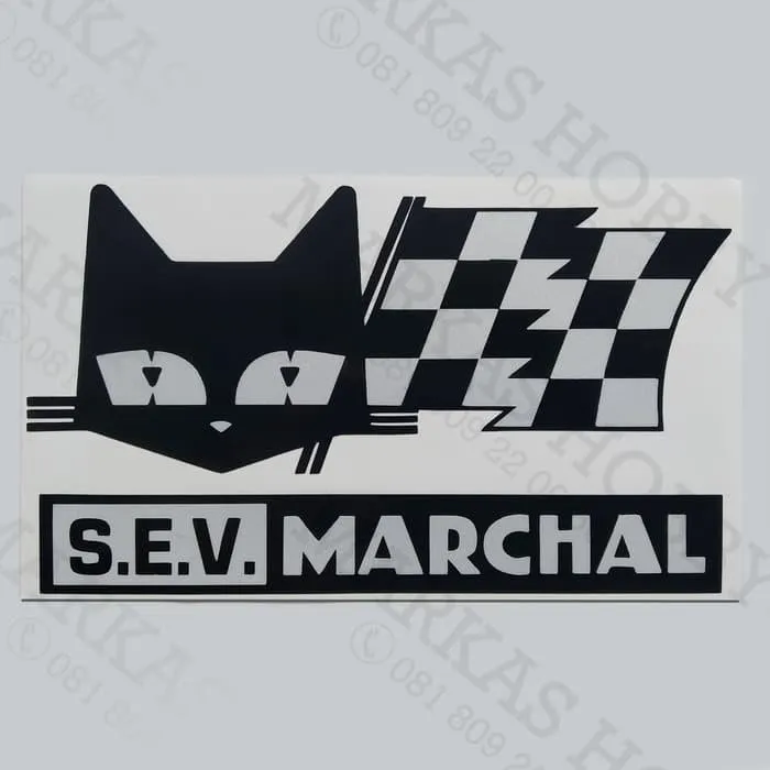 Stiker / Sticker Marchal Black and White | Lazada Indonesia