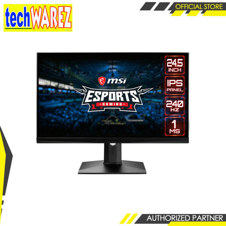MSI Optix MAG251RX eSports Gaming Monitor - 24.5-inch Rapid IPS 240Hz ...