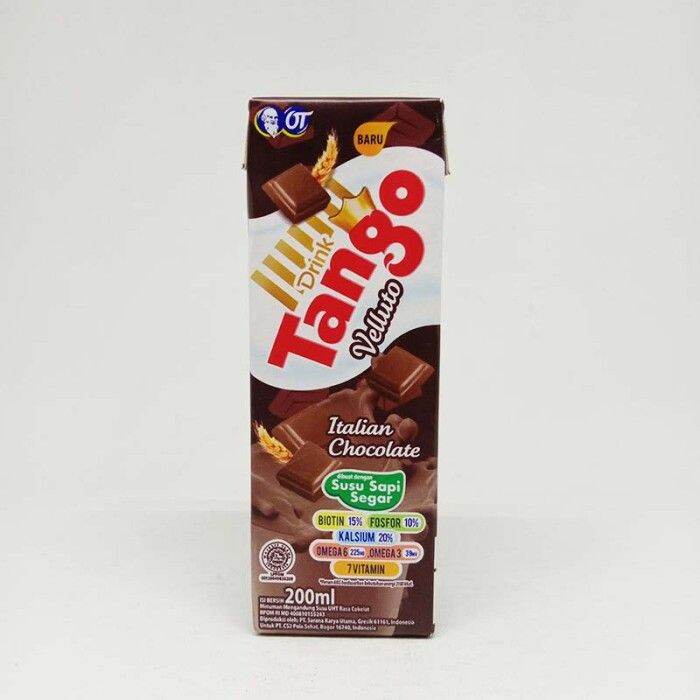 TANGO DRINK ITALIAN CHOCOLATE 200 ML SUSU SAPI SEGAR SURABAYA | Lazada ...
