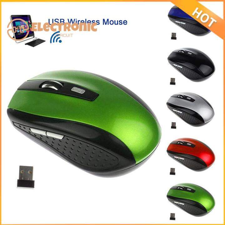 ELECTRONIC CIRCUIT Colorful Portable Optical Mini Gaming Mice Wireless ...