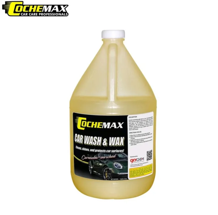 Cochemax Car Wash & Wax 1 liter / 500ml / 1 gallon | Lazada PH