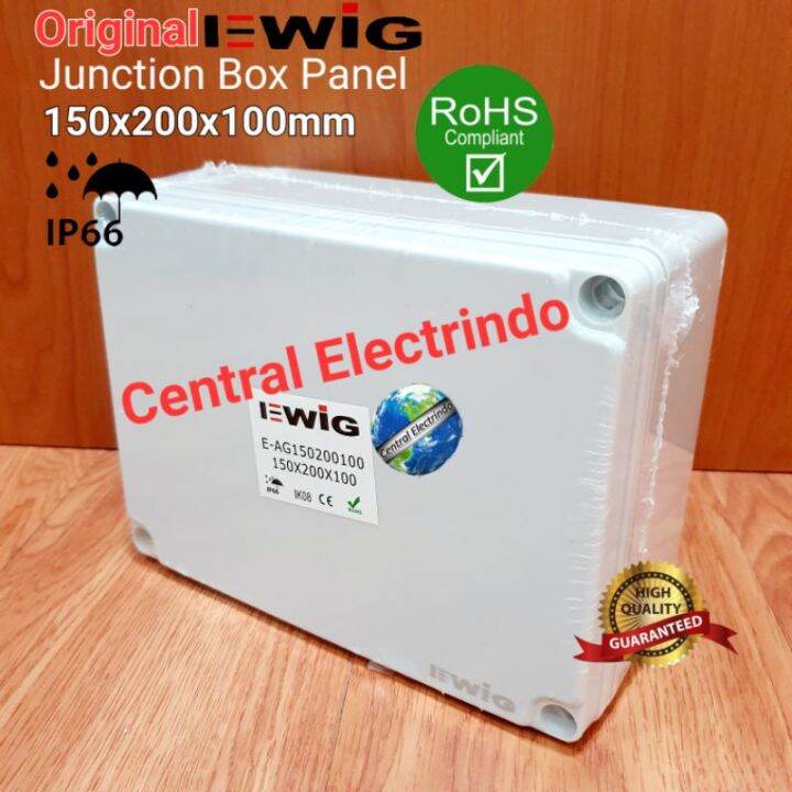 Junction Box AG 150×200×100mm Box Panel Plastik ABS EWIG Polos IP66 ...