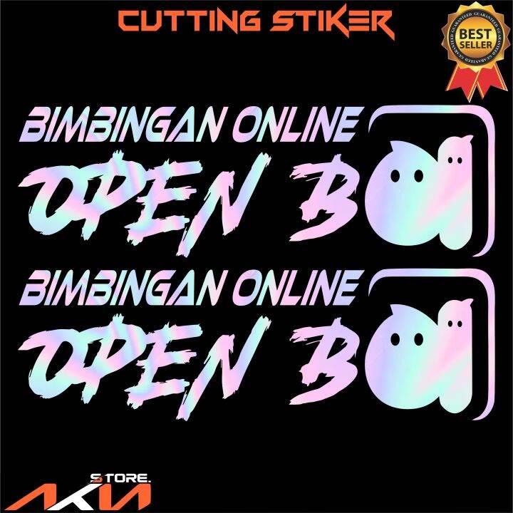 PROMO/HOLOGRAM...!!! 1set/Cutting Stiker/ Cutting Sticker/ Open BO ...
