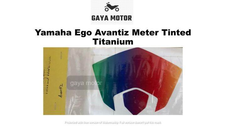 Yamaha Ego Avantiz Meter Tinted Titanium | Lazada